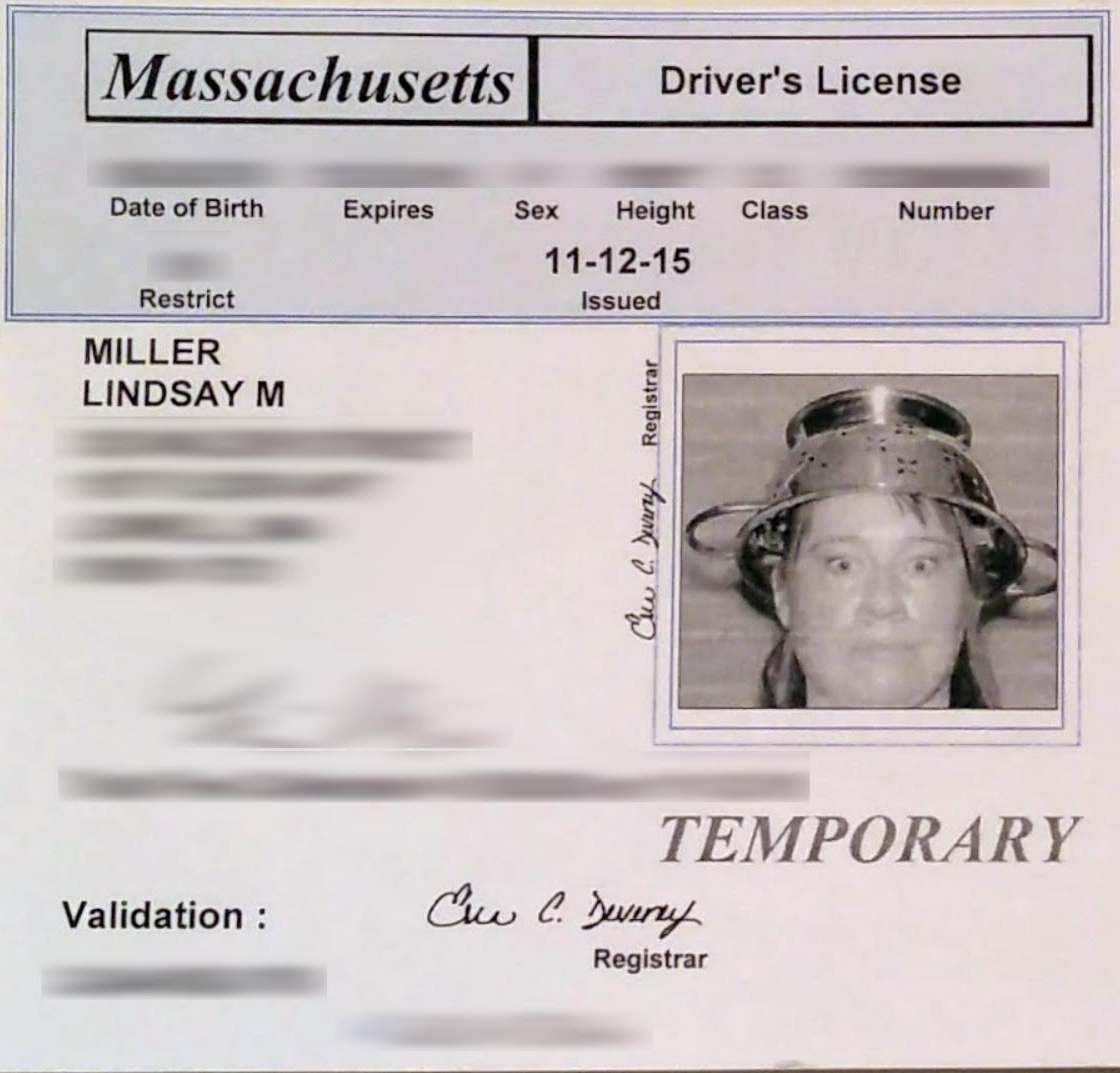 Drivers License Massachusetts